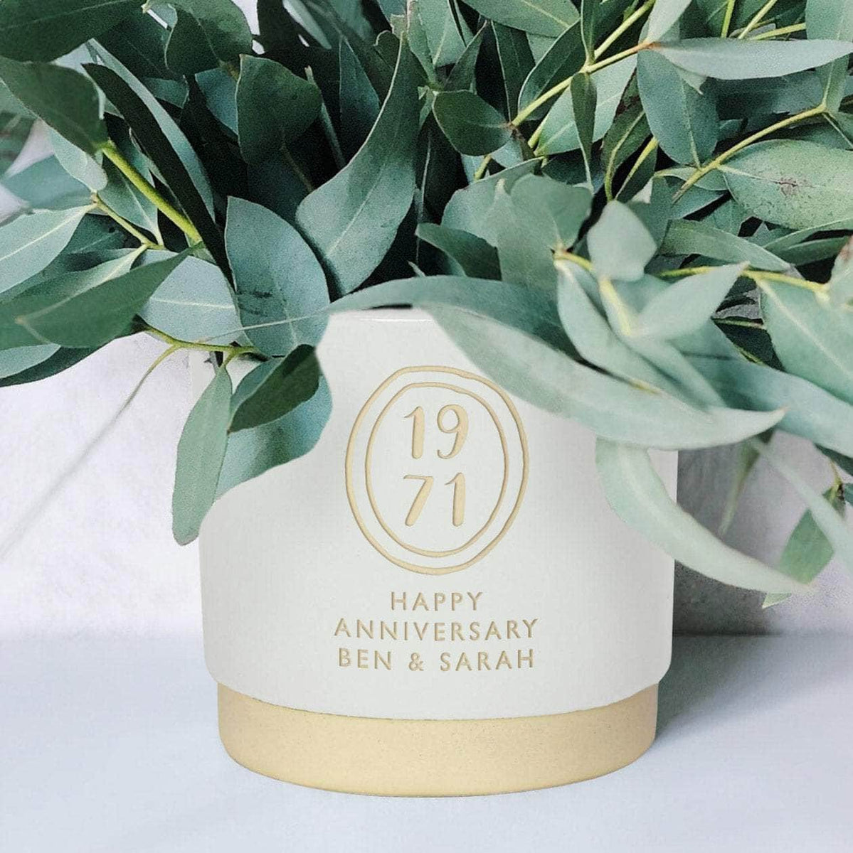 Personalised anniversary indoor plant pot - The perfect gift for ...
