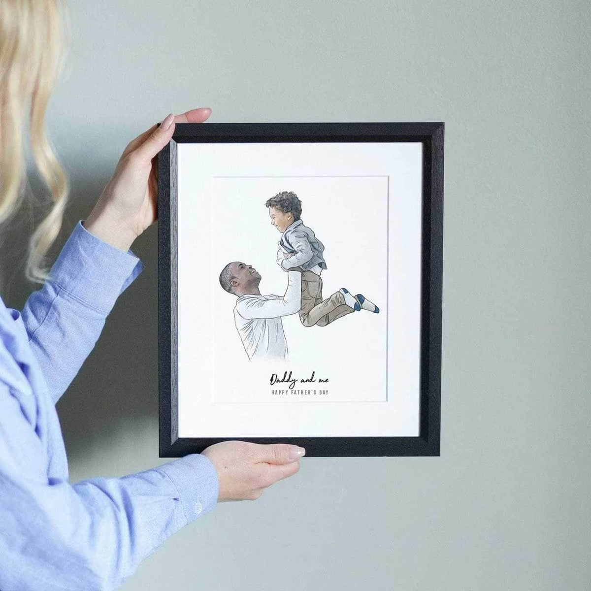 Daddy and Me Illustration - The perfect father's day gift or first ...