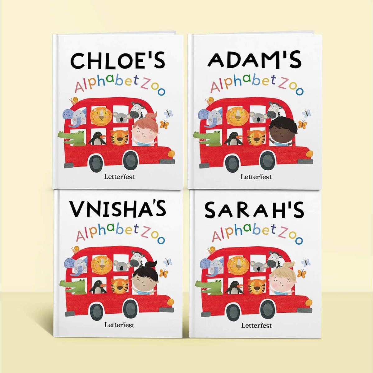 Personalised Alphabet Zoo Book - A wonderful personalised children's ...