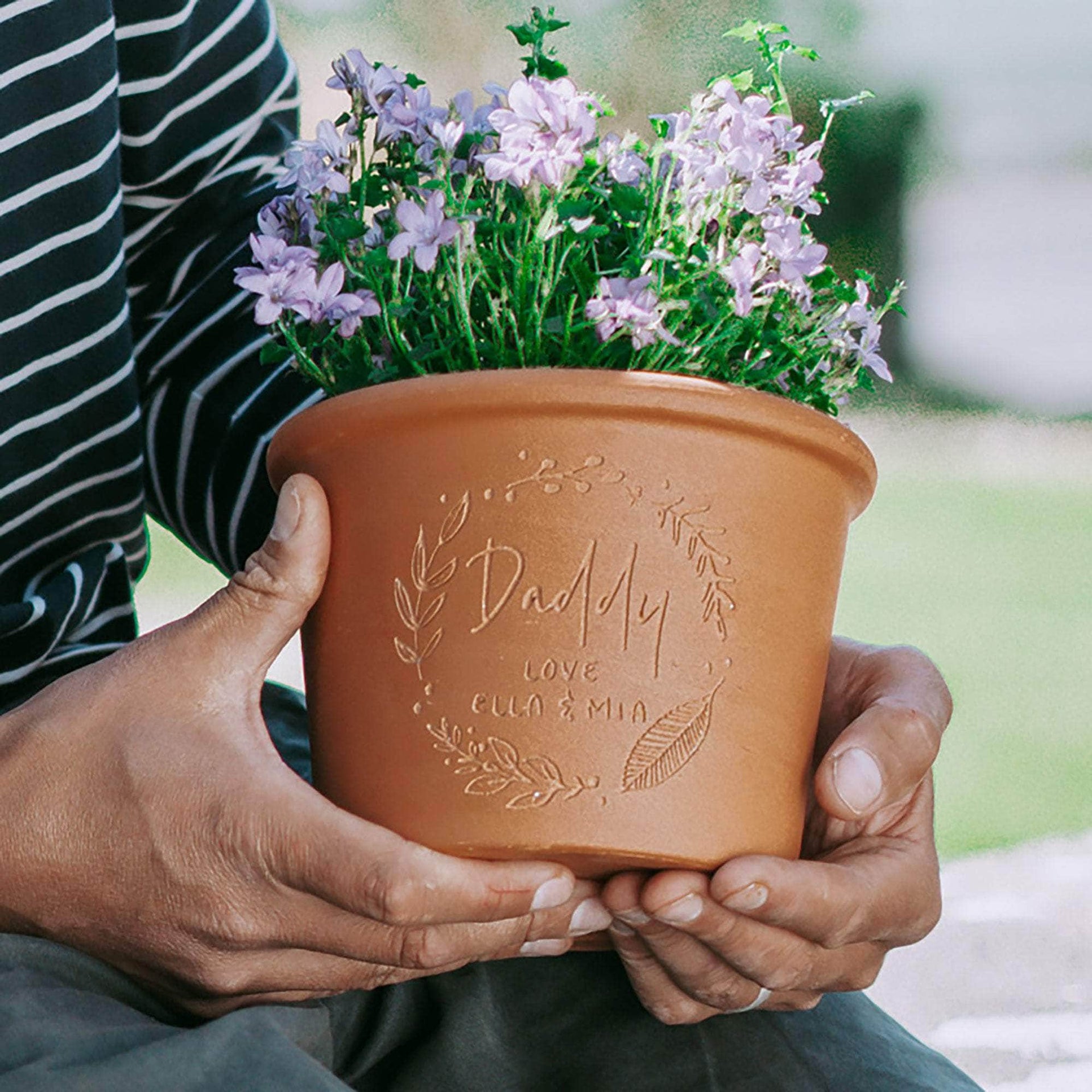 Personalised Handwritten Engraved Pot – Letterfest