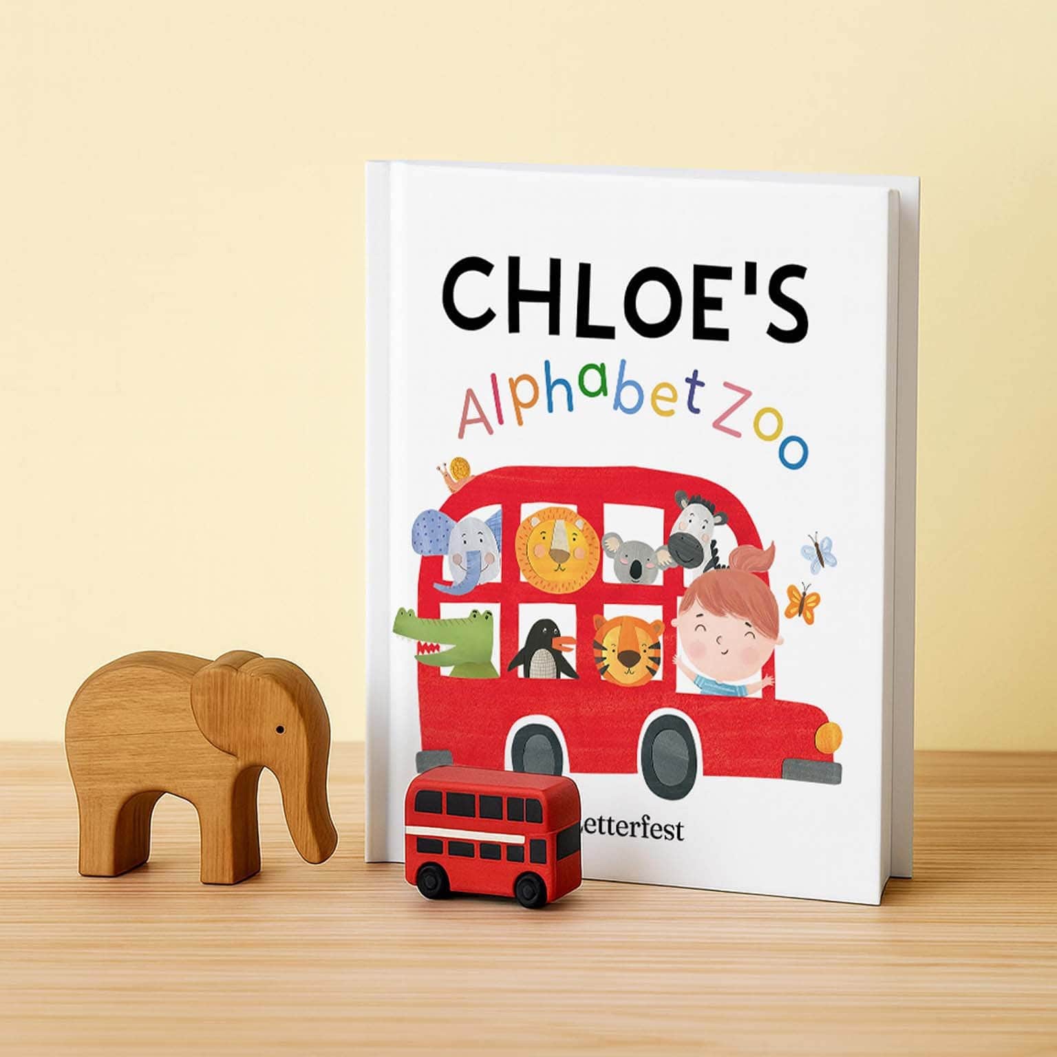 Personalised Alphabet Zoo Story Book – Custom Kids ABC Animal Gift ...