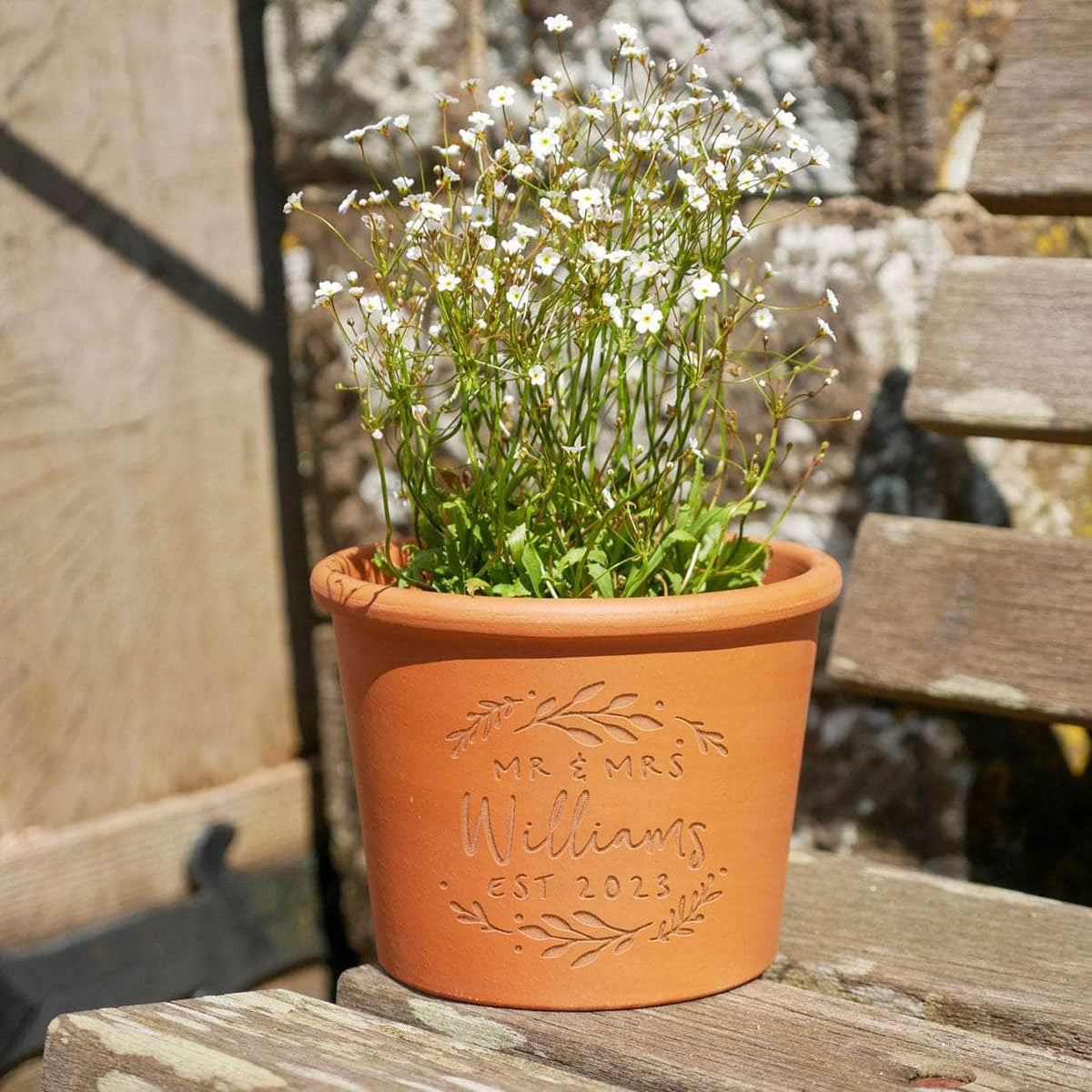 Personalised Engraved Signature Plant Pot – Letterfest