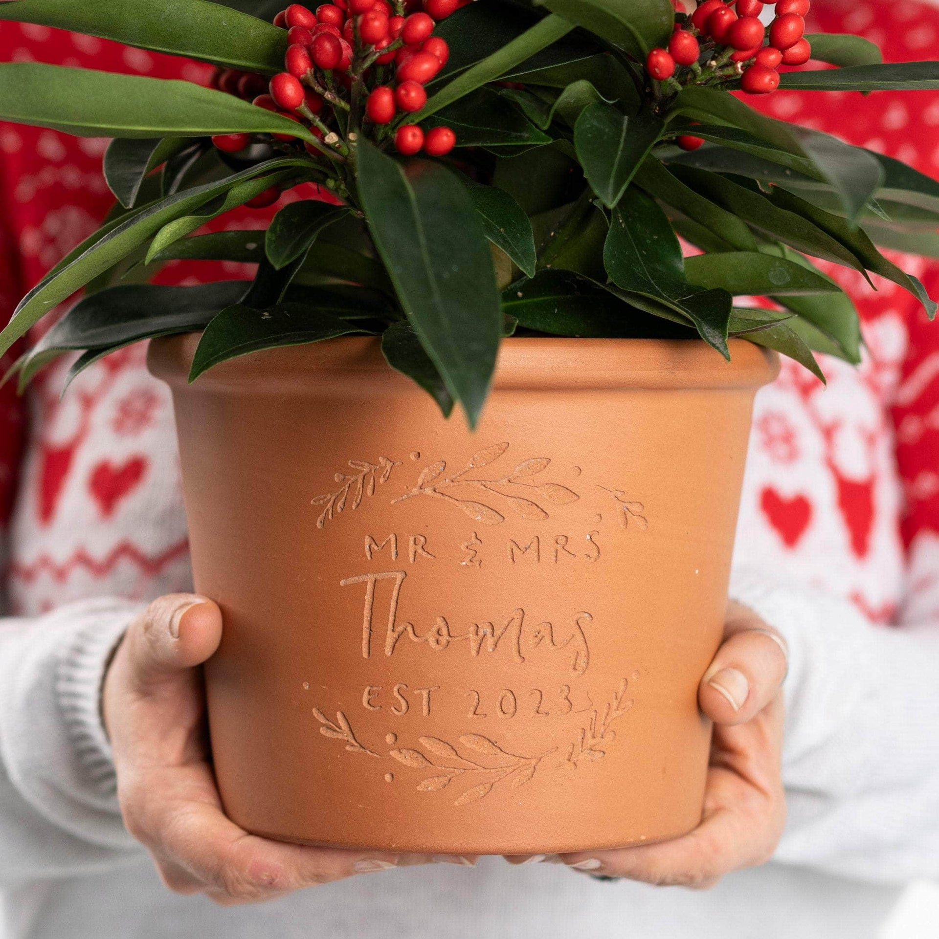 Personalised Engraved Signature Plant Pot – Letterfest