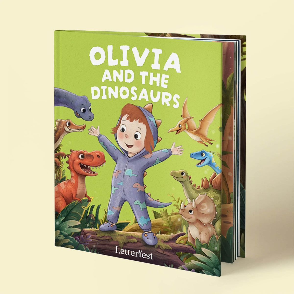 Custom Dinosaur Storybook for Kids | Personalised Bedtime Fun – Letterfest