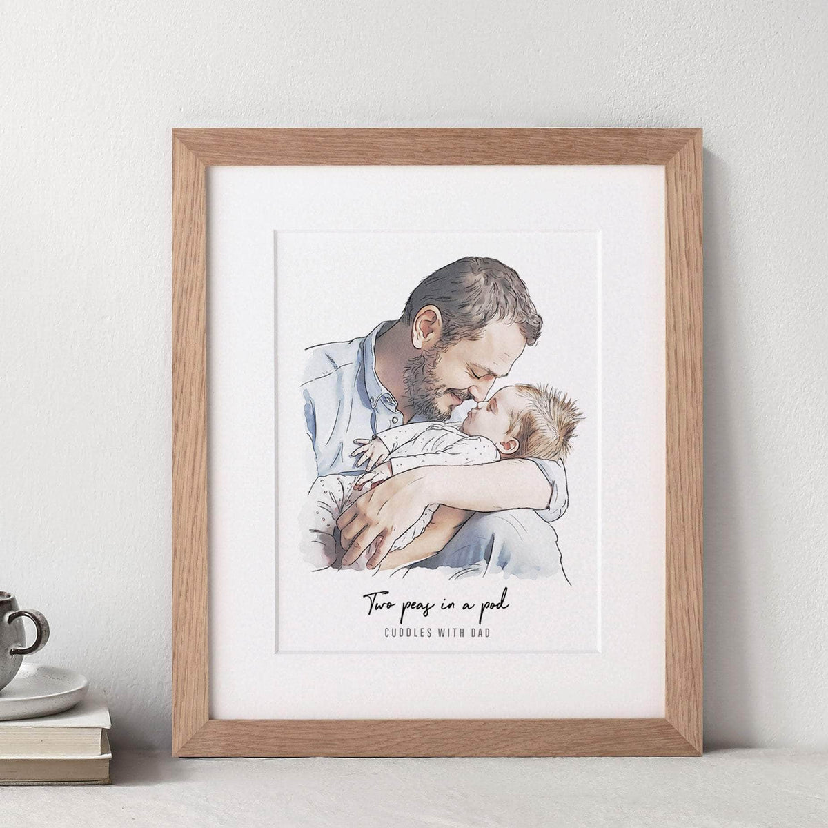 Daddy and Me Illustration - The perfect father's day gift or first ...