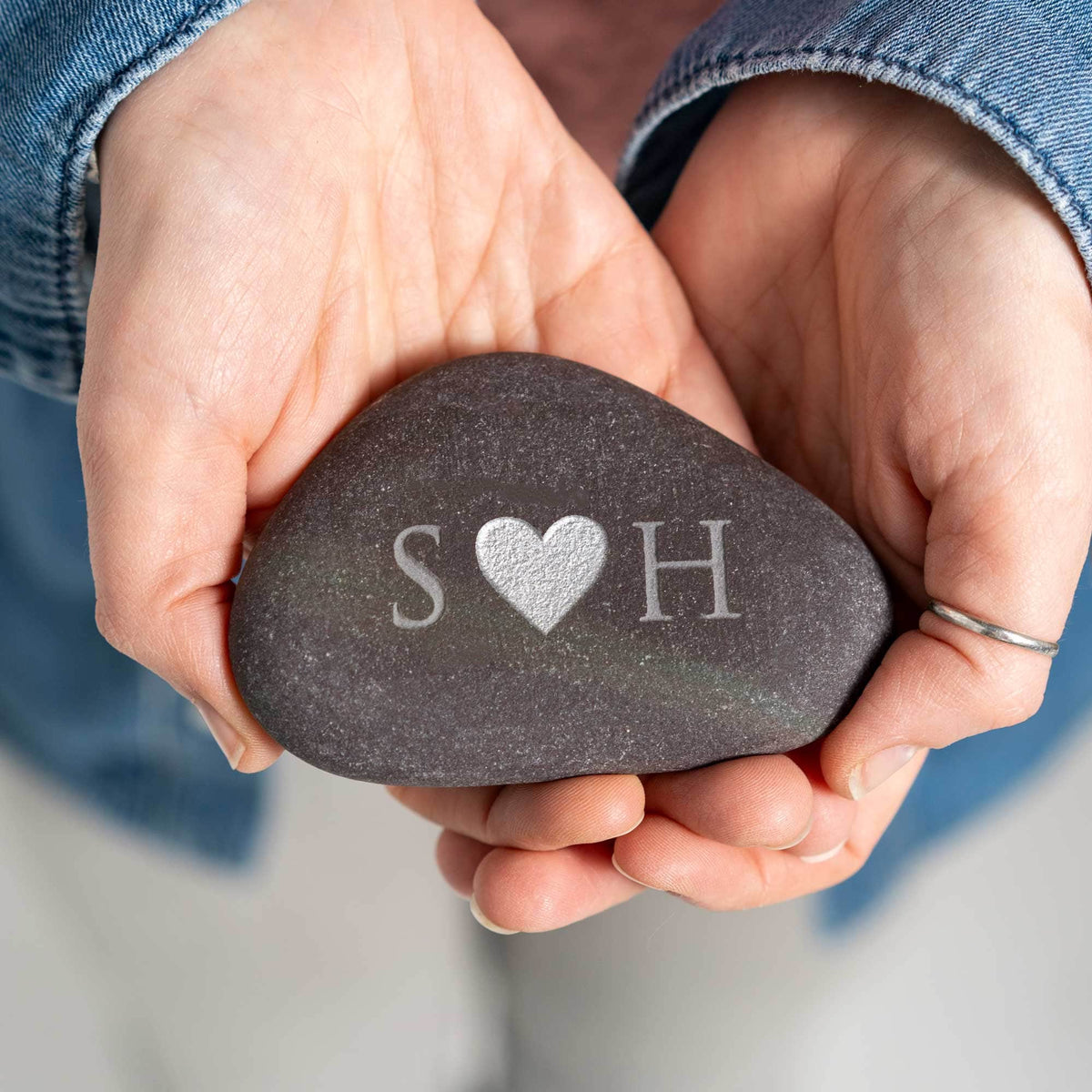 Personalised Engraved Love Pebble – Letterfest