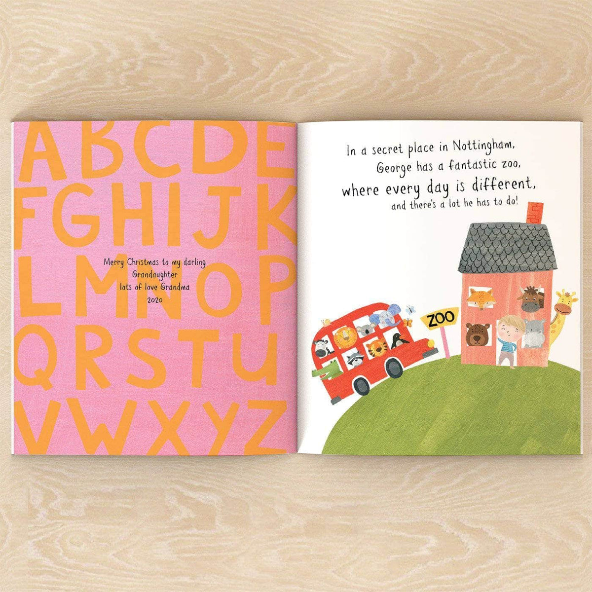 Personalised Alphabet Zoo Book - A wonderful personalised children's ...