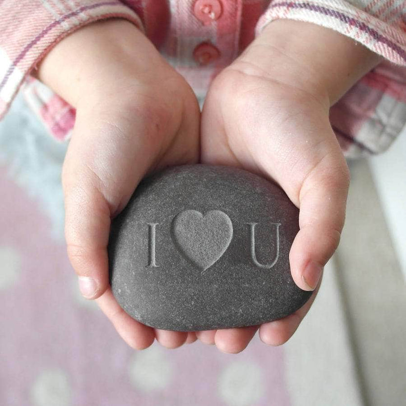 Personalised Engraved Love Pebble – Letterfest