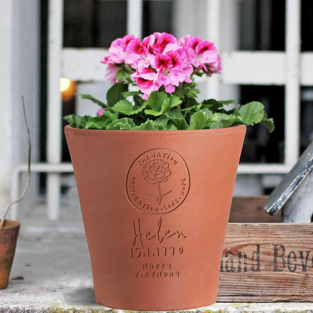 Personalised Wedding flower Plant Pot – Letterfest