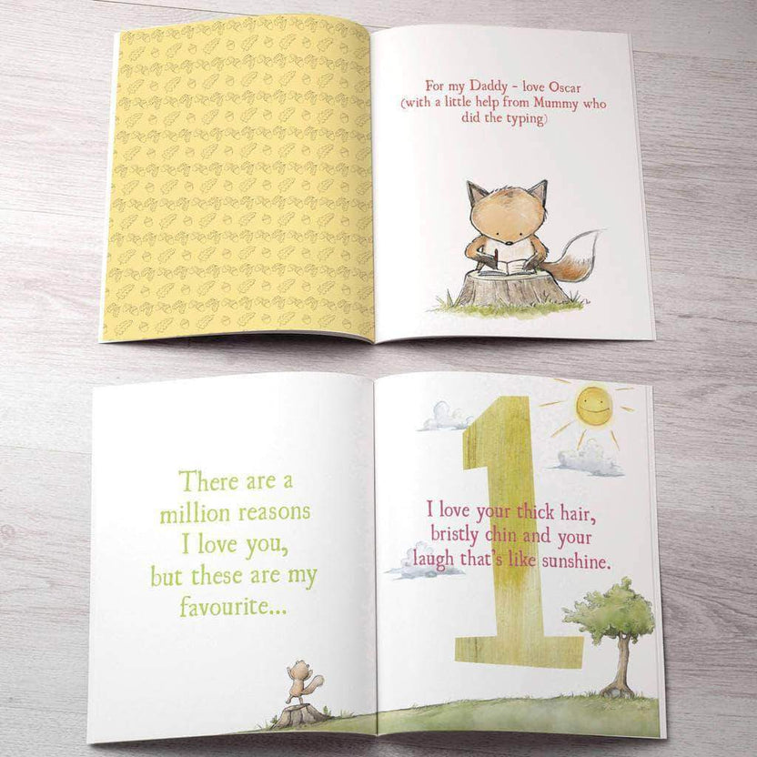 Reasons I Love Dad Children's Book - Personalised book, a perfect gift ...
