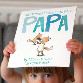 Reasons I Love Dad Children's Book - Personalised book, a perfect gift ...