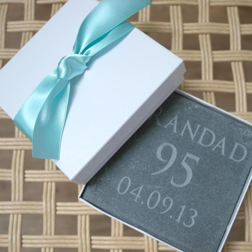 Family Slate with house icon - The perfect house warming gift. – Letterfest